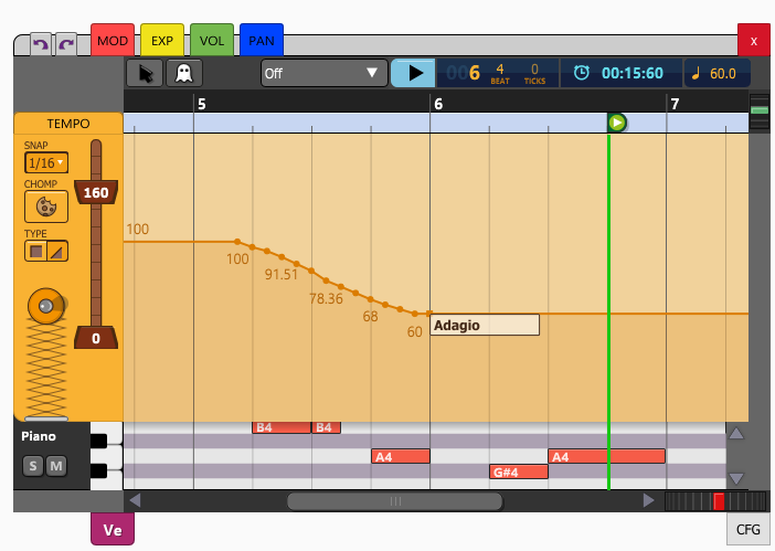 Graphical MIDI Tools 2024.2. Graphical Tempo Editing in Sibelius ...